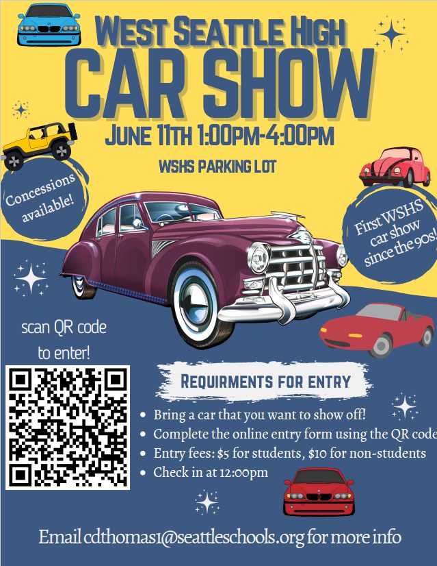 West Seattle High School car show is the first since the 1990's ...